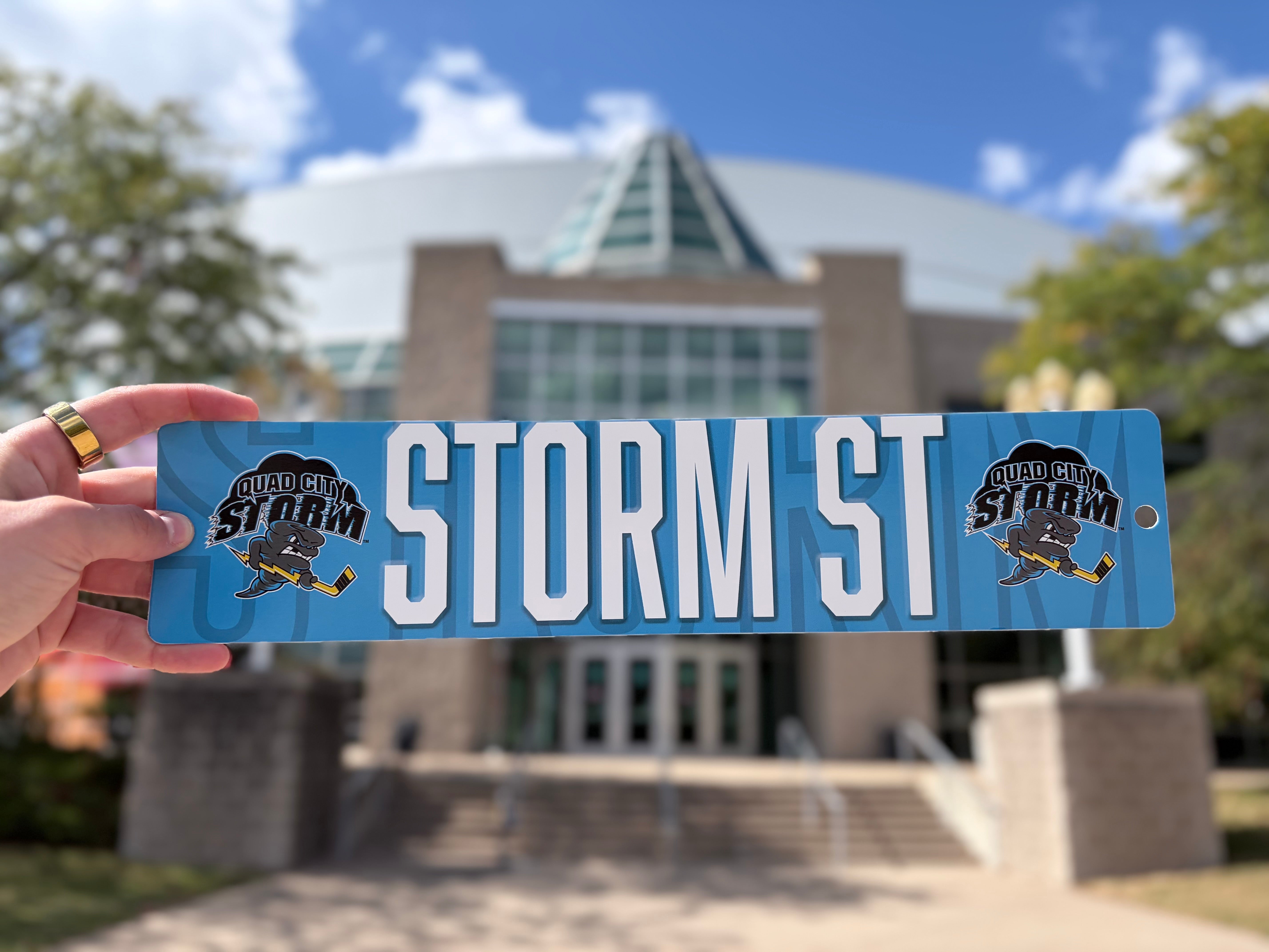 Storm Street Sign – Quad City Storm Team Store